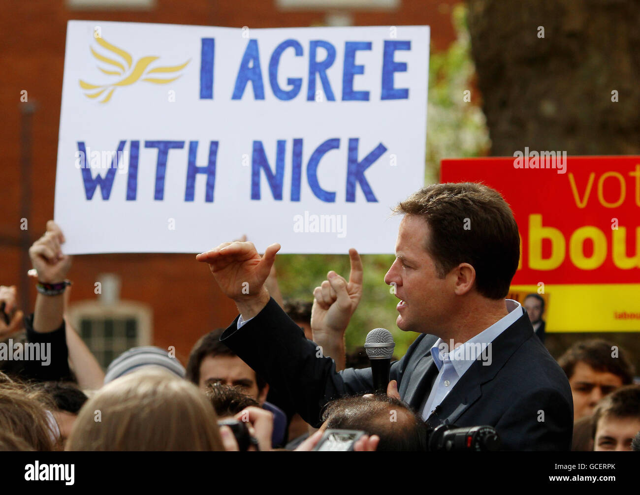 2010 General Election campaign Apr 30th Stock Photo - Alamy