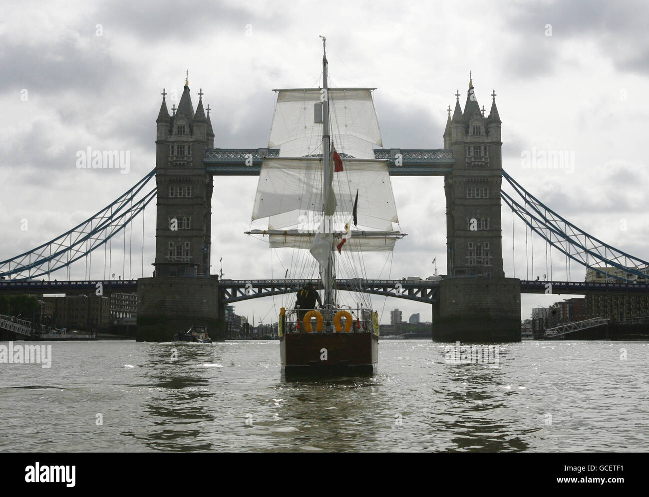 The of the worlds smallest operational tall ships hi-res stock ...