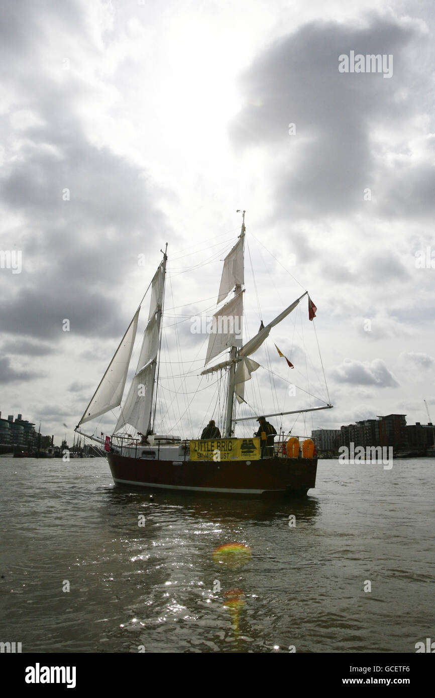 World's smallest Tall Ships at Tower Bridge. The world's smallest ...