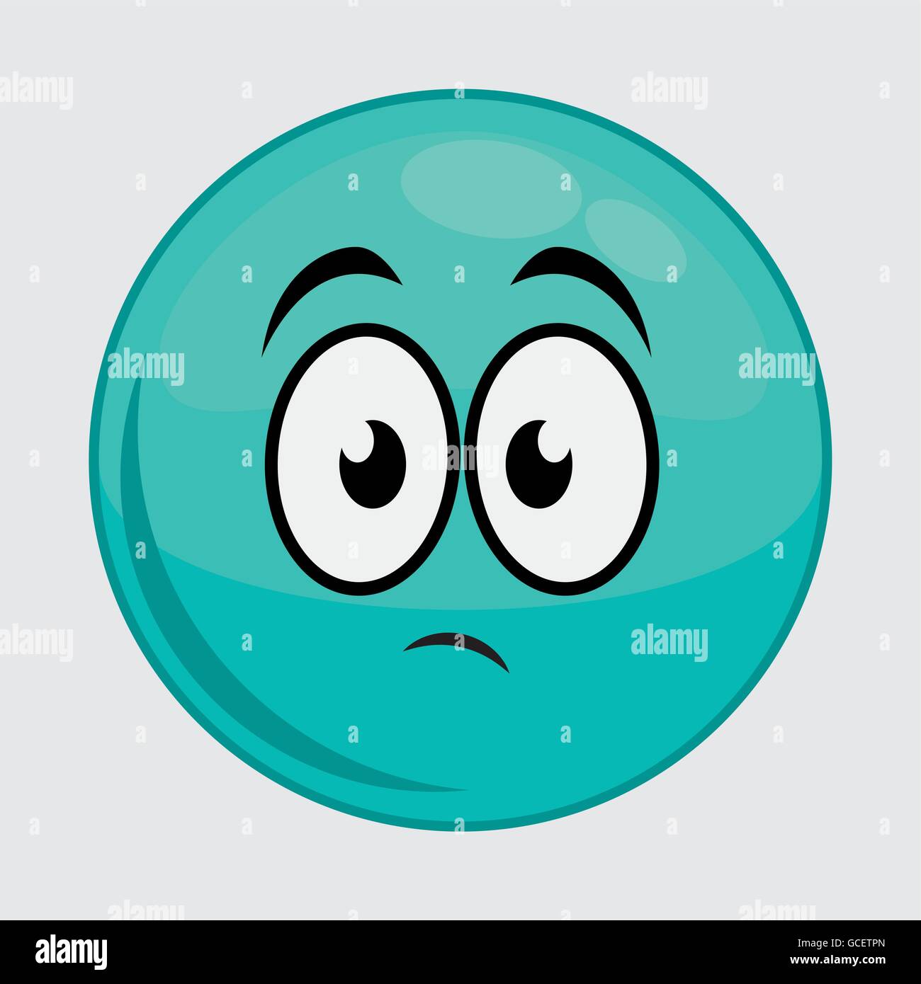 Cartoon face icon. Expression design. Vector graphic Stock Vector Image ...