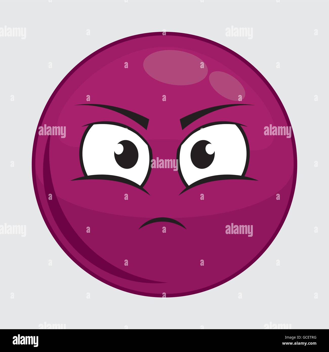 Cartoon face icon. Expression design. Vector graphic Stock Vector Image ...