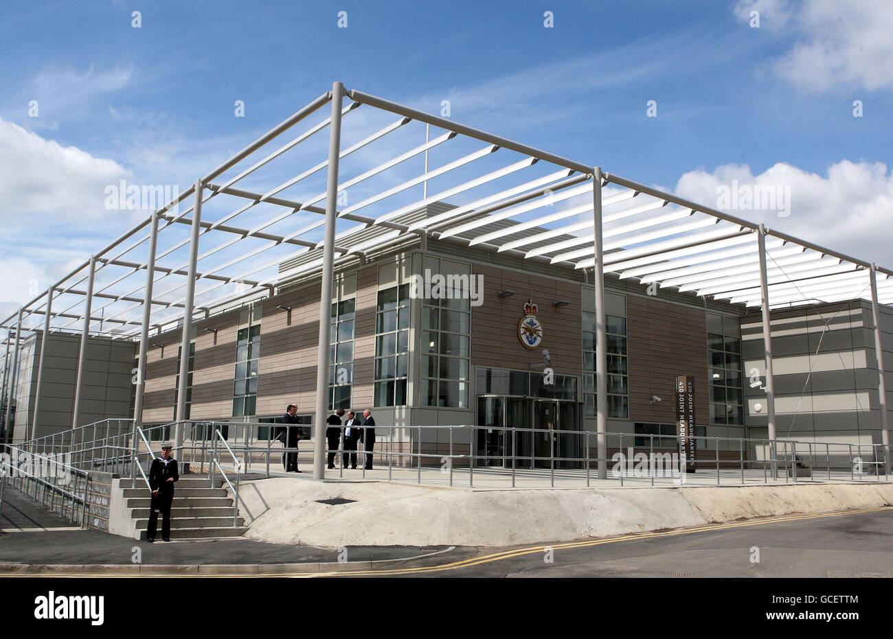 Queen opens new military building Stock Photo - Alamy