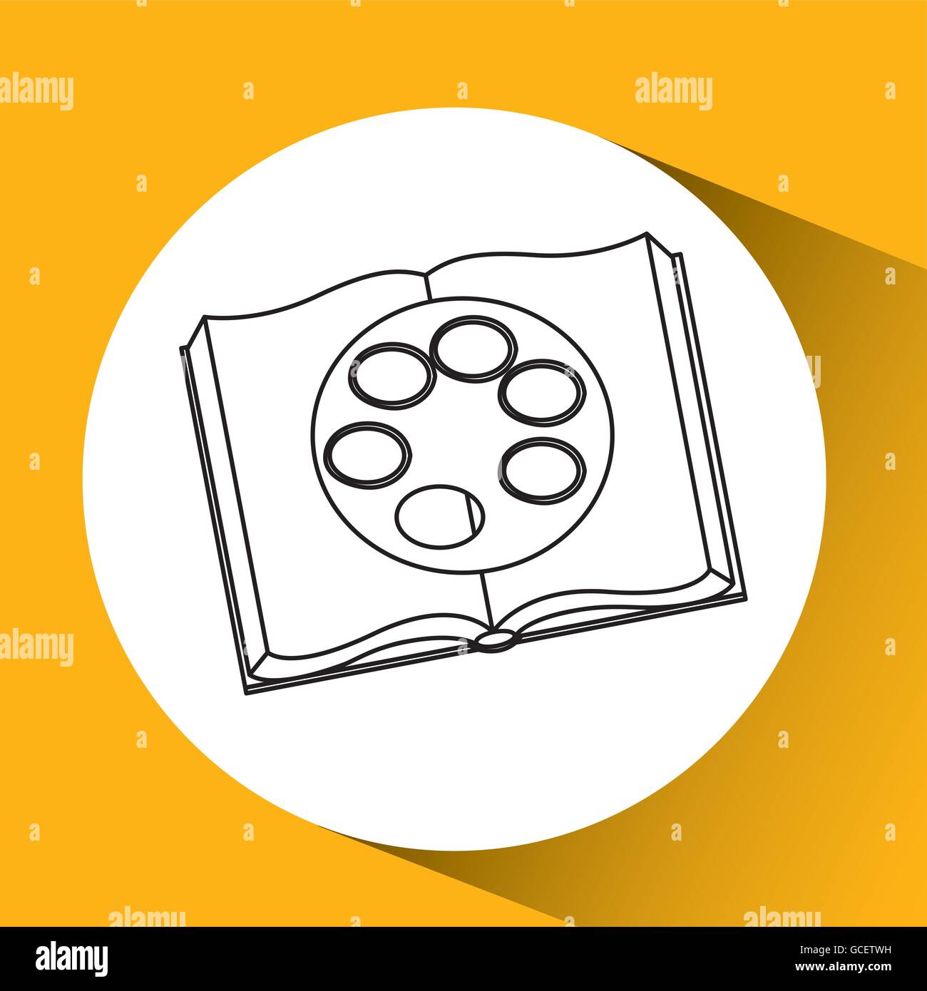 Collection vibrant school supplies Stock Vector Images - Alamy