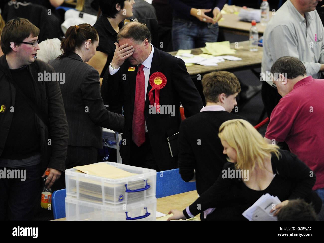 2010 General Election declarations Stock Photo - Alamy