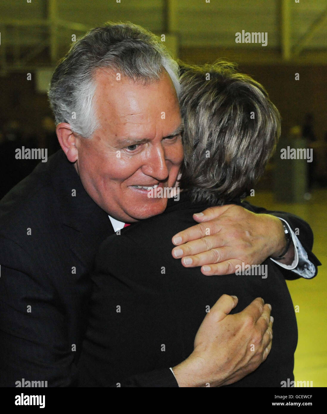 Labour candidate Peter Hain with his wife Elizabeth after gaining ...