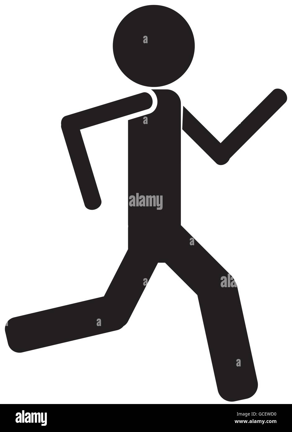 Person running icon avatar Stock Vector Image & Art - Alamy
