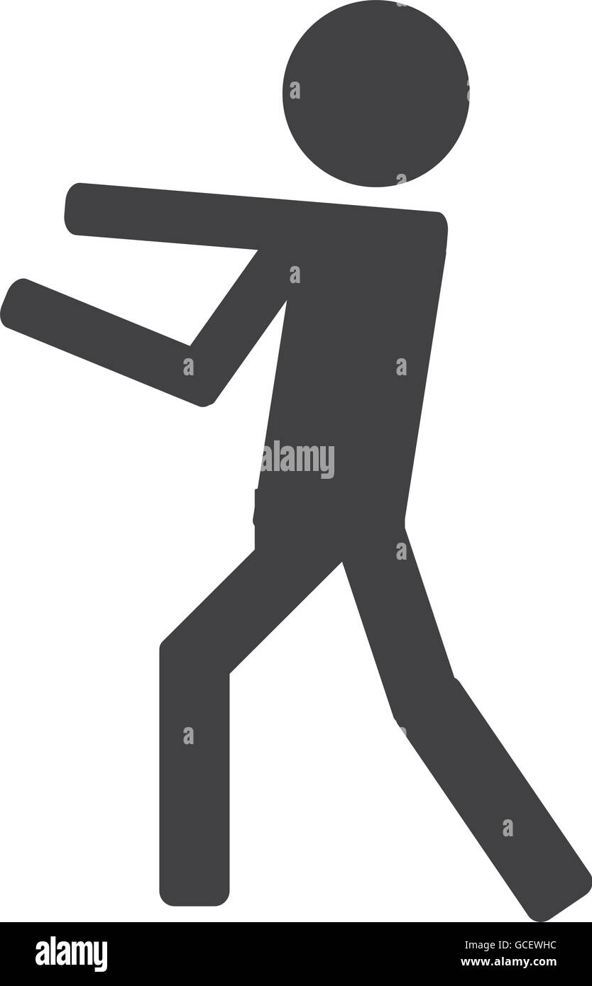 Icon of person fight boxing Stock Vector Image & Art - Alamy