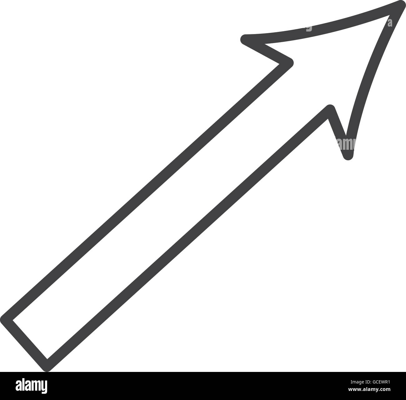 arrow up growth icon Stock Vector Image & Art - Alamy