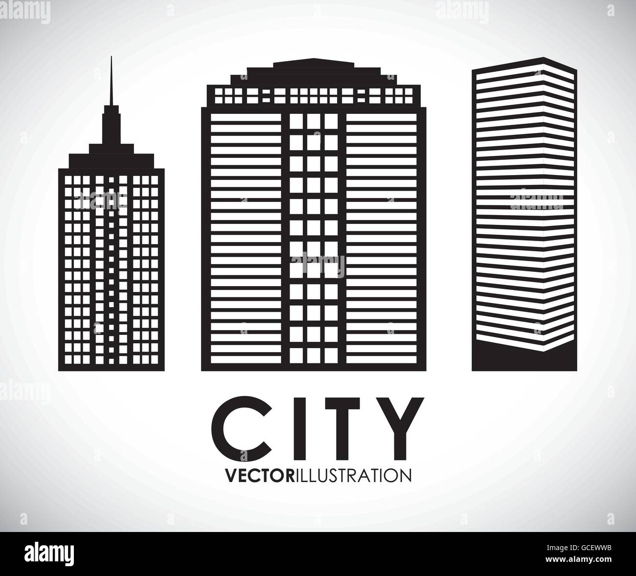 Building and tower icon. City design. Vector graphic Stock Vector Image ...