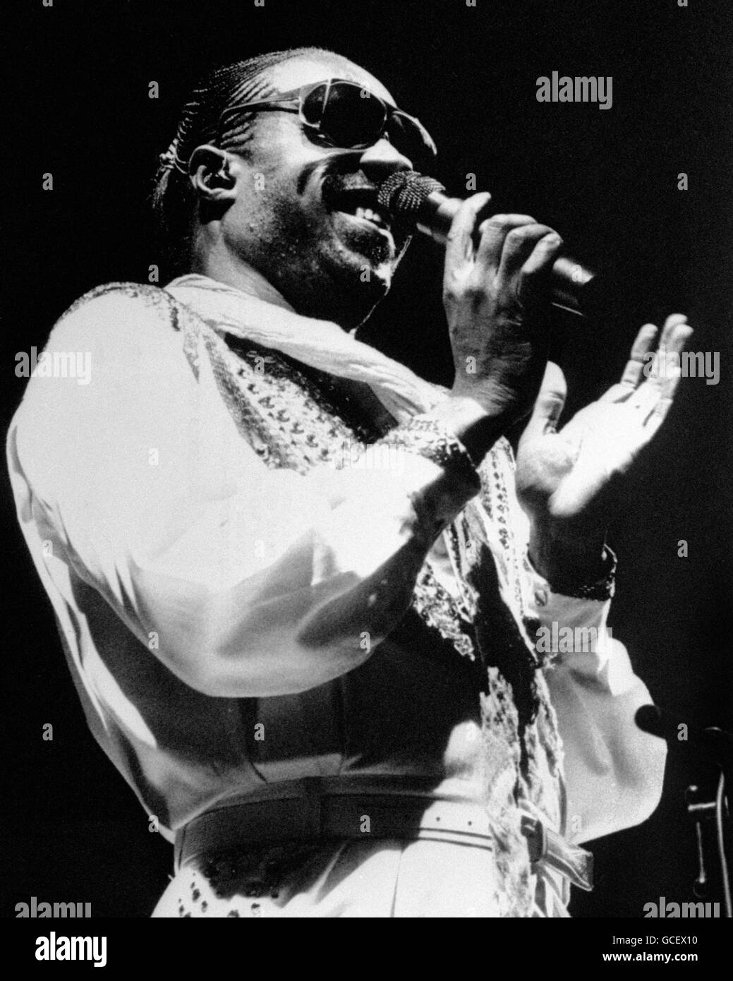 Stevie wonder Black and White Stock Photos & Images - Alamy