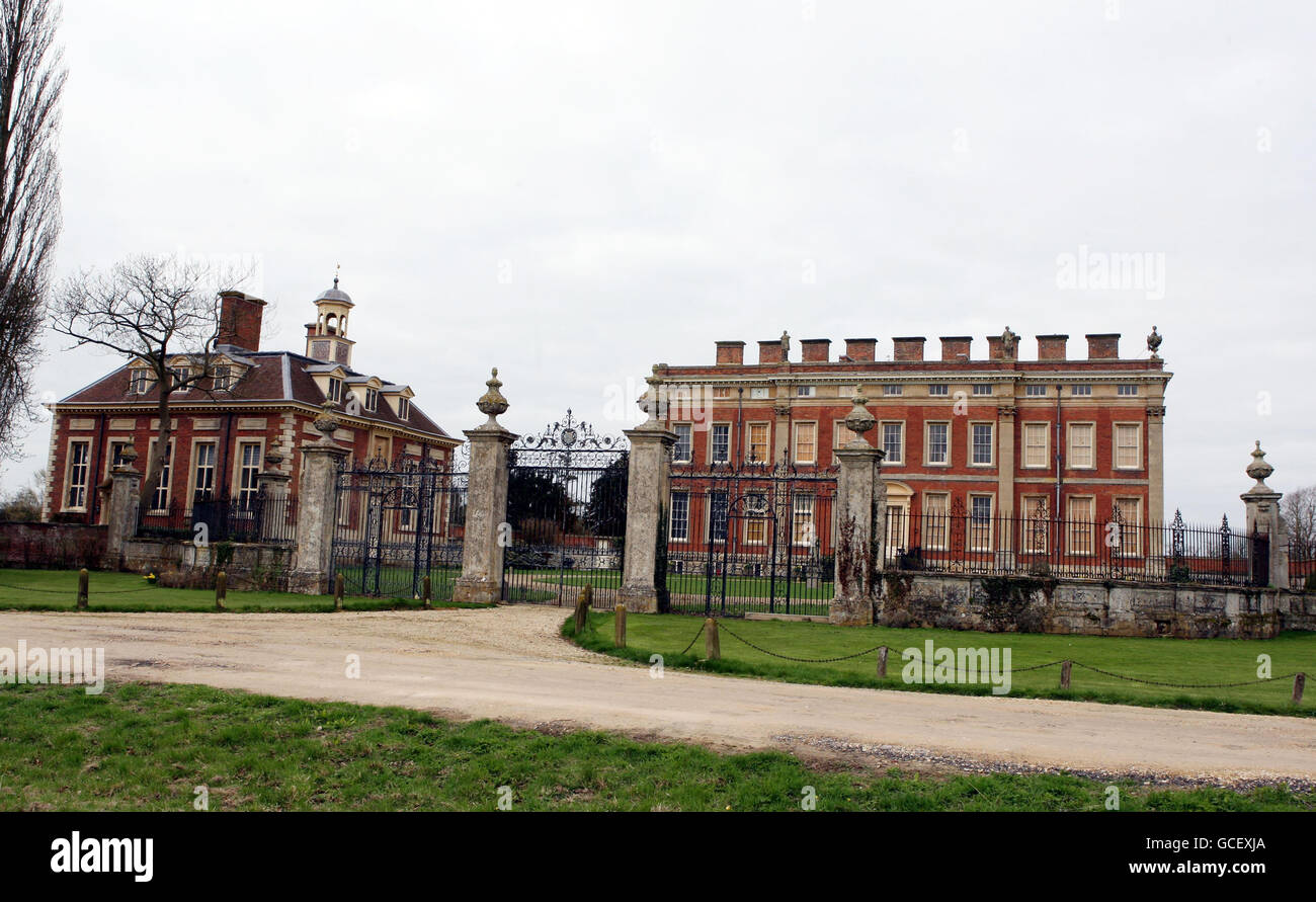 South Pavillion (left) at Wootton House in Wootton Underwood in ...