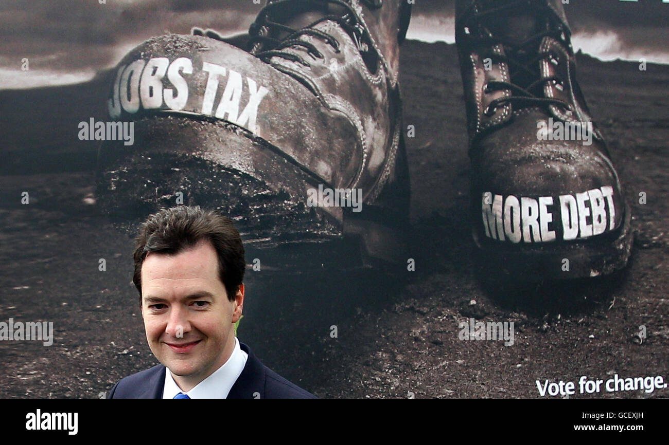 Conservative party poster campaign Stock Photo - Alamy