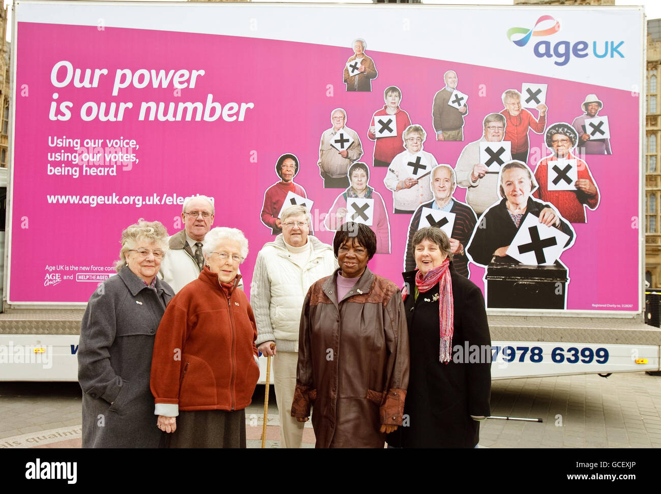 Age UK poster launch Stock Photo - Alamy