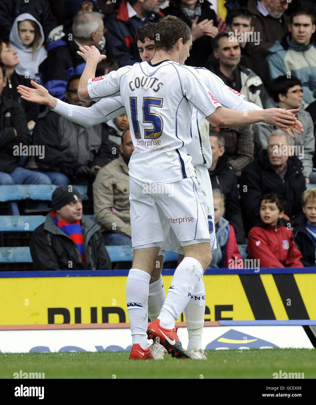 Preston's Keith Treacy after celebrates scoring his sides first goal of ...