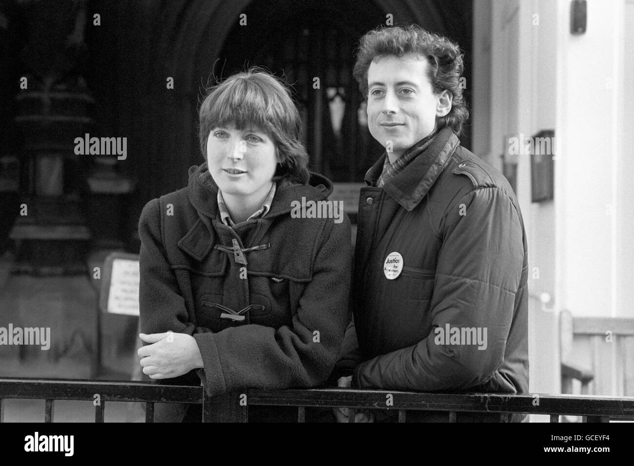 Labour's newest MP, Harriet Harman (Peckham) with Peter Tatchell, the ...