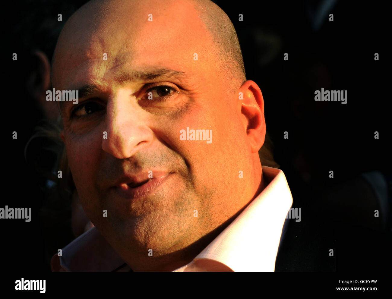 Omid Djalili arrives for the premier of The Infidel at the Hammersmith ...
