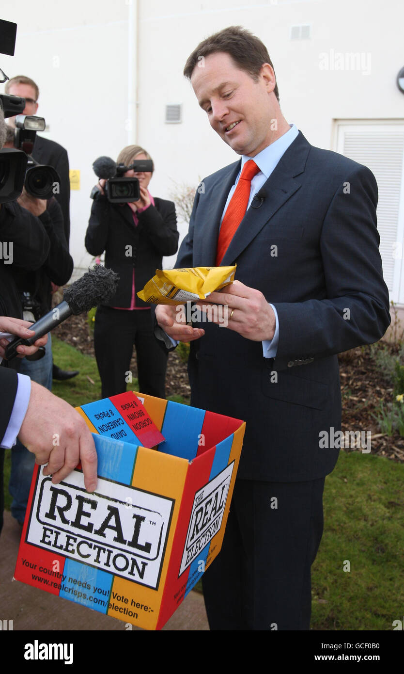 2010 General Election campaign Apr 9th Stock Photo - Alamy