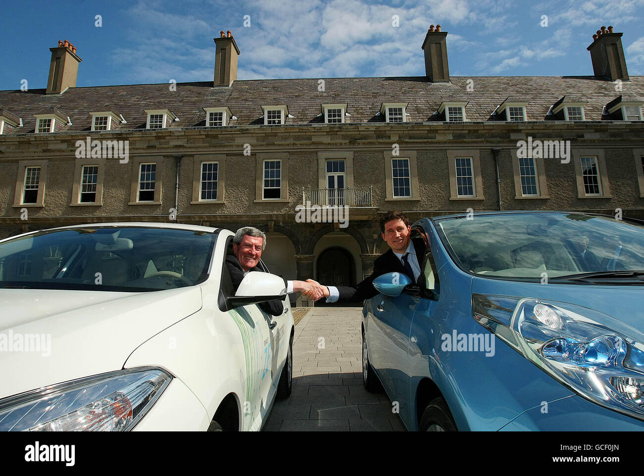 Minister for the Environment Eamon Ryan (right) and Padraig McManus CEO ...