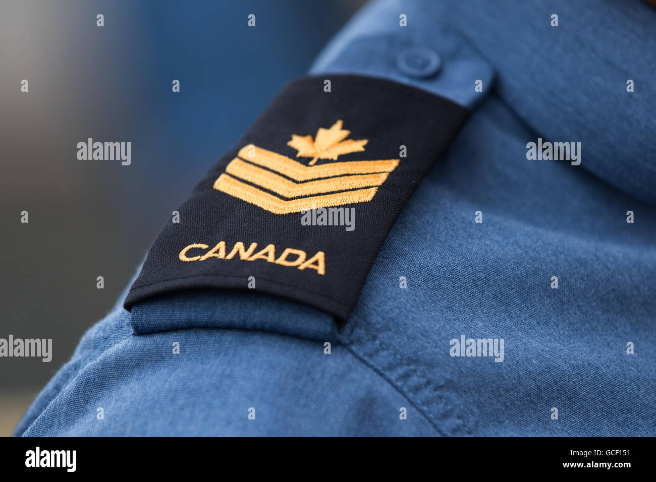 An Canadian navy officer with the Petty Officer 2nd class rank pictured ...