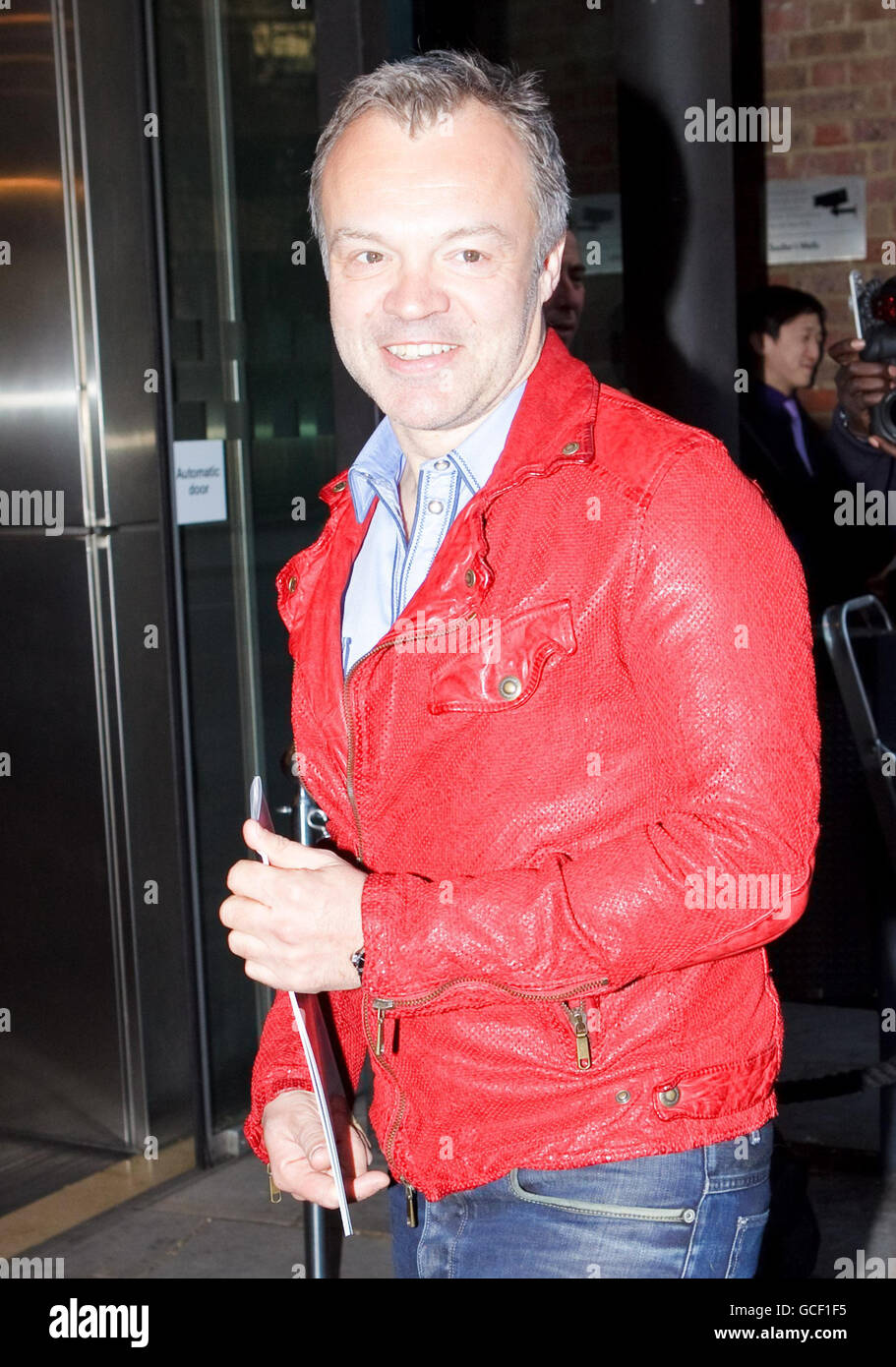 TV presenter Graham Norton arrives for the opening night of Rufus ...