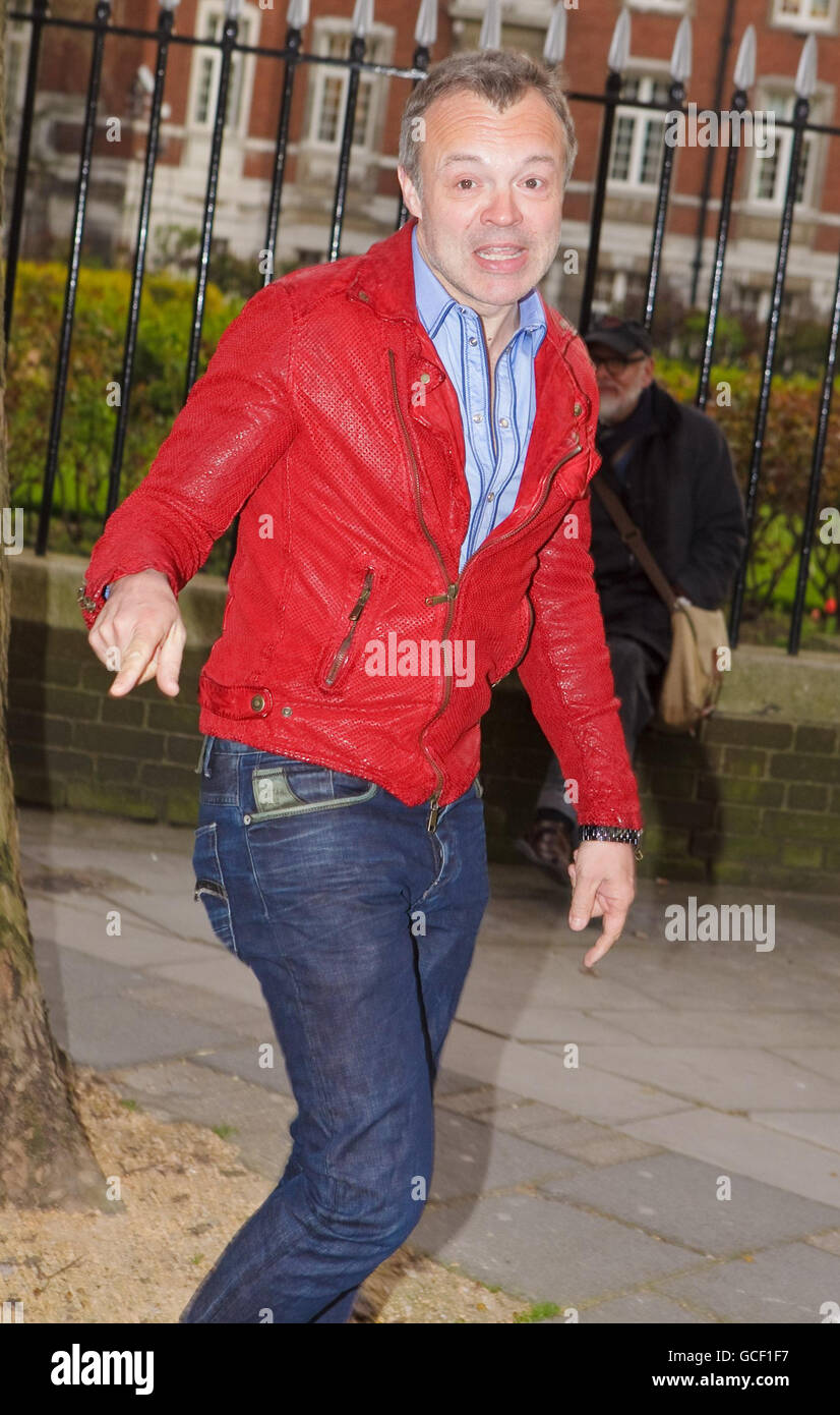 TV presenter Graham Norton arrives for the opening night of Rufus ...
