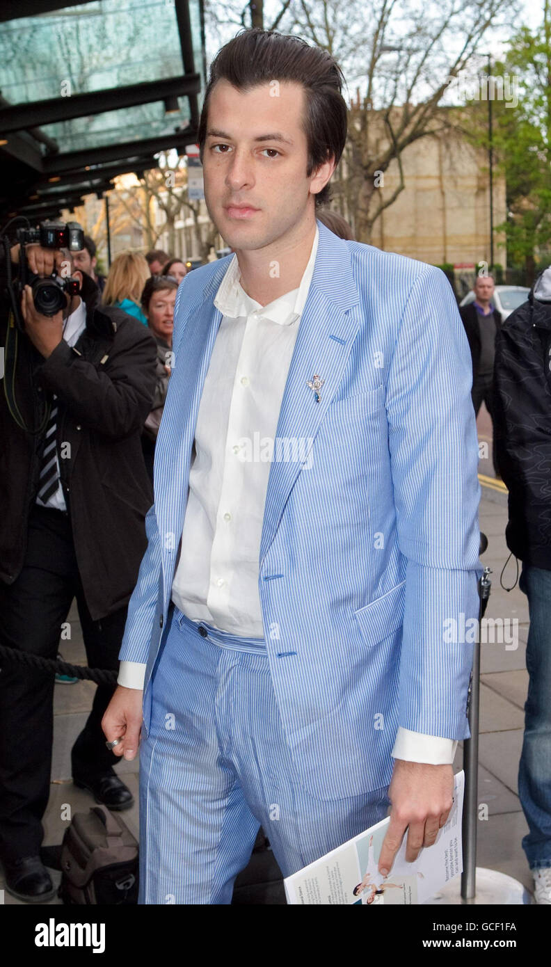 Music producer Mark Ronson arrives for the opening night of Rufus ...