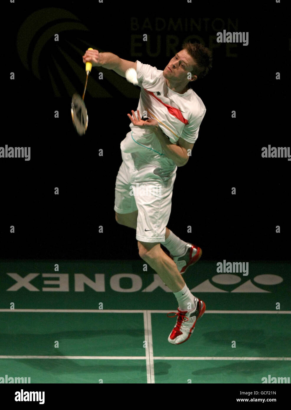 Badminton yonex european badminton championships day two men arena hi ...
