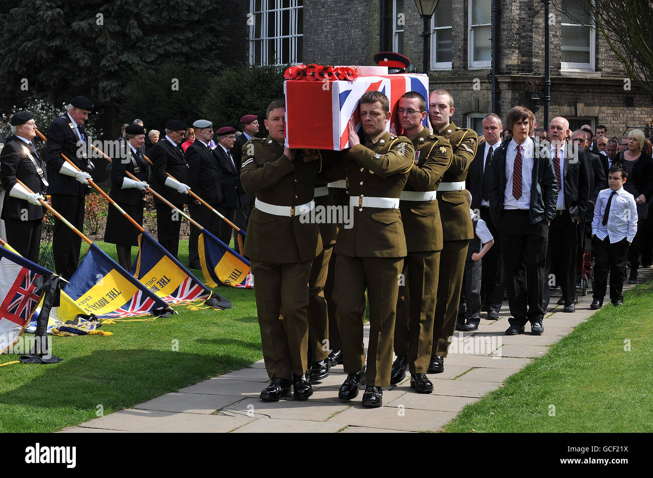 Lance Corporal Scott Hardy funeral Stock Photo - Alamy