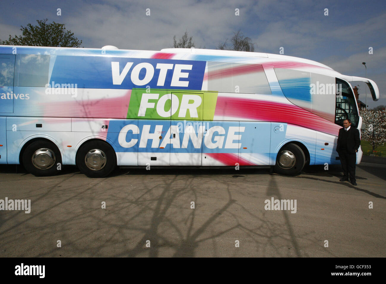 Vote for change bus hi-res stock photography and images - Alamy