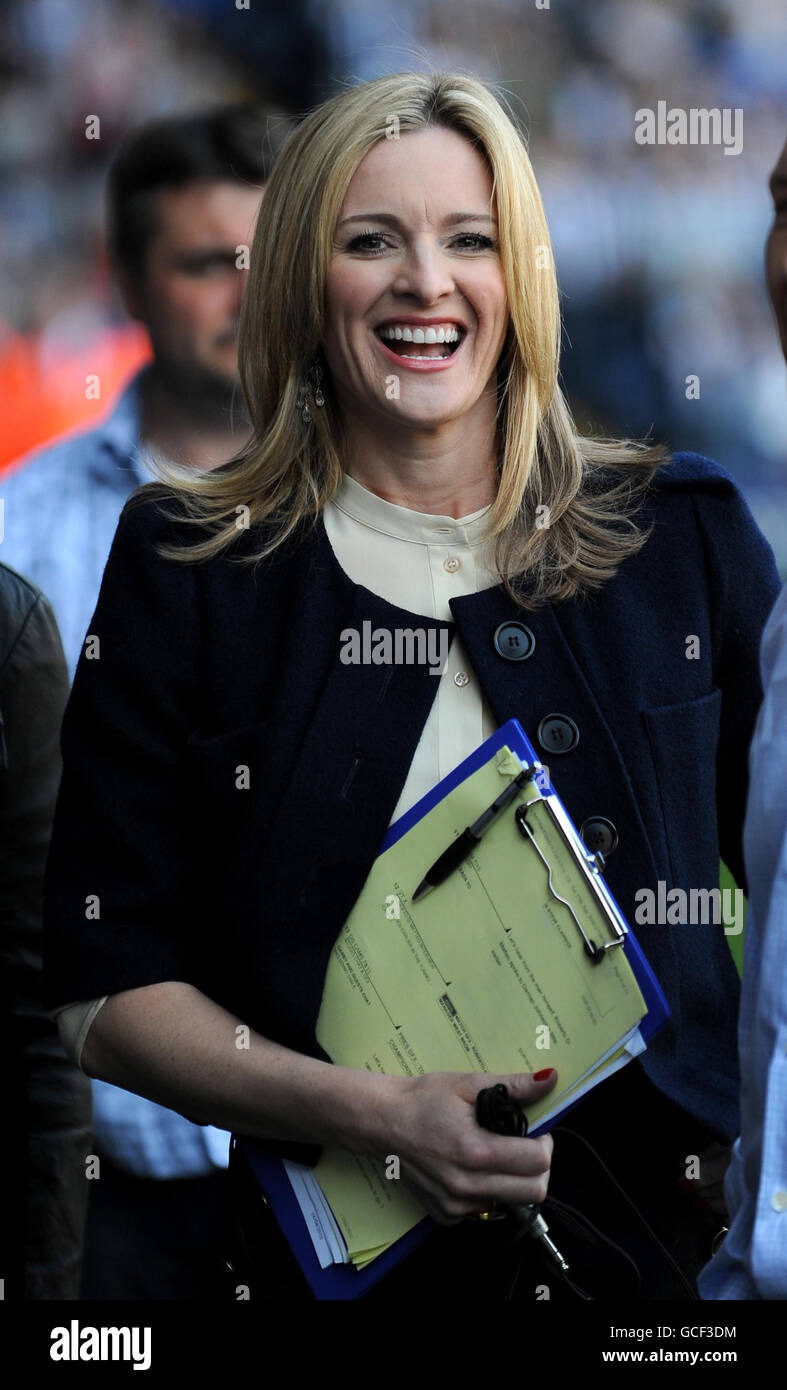 TV and Radio presenter Gabby Logan before during the Coca-Cola ...