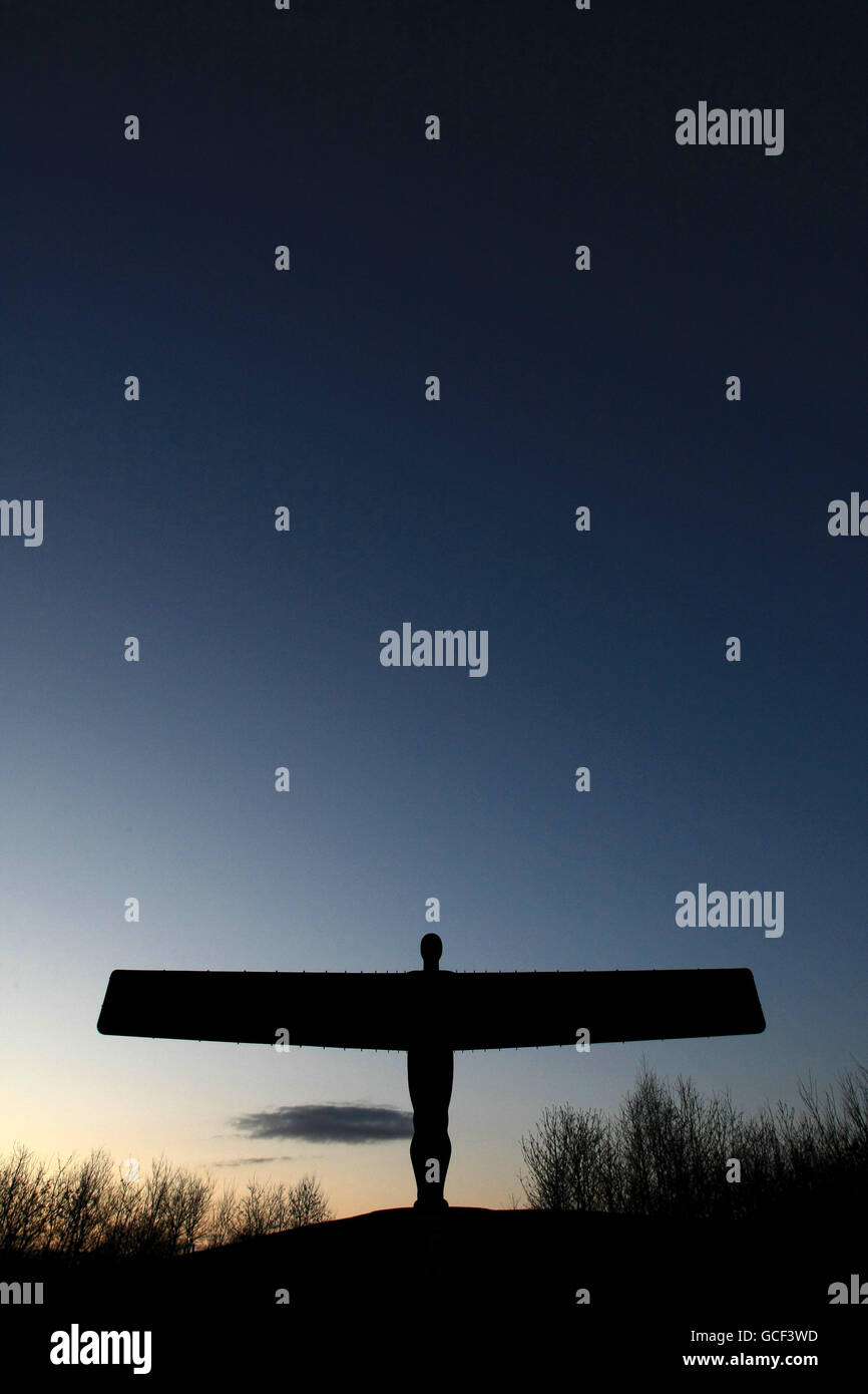 Landmarks - Angel of the North - Gateshead Stock Photo - Alamy