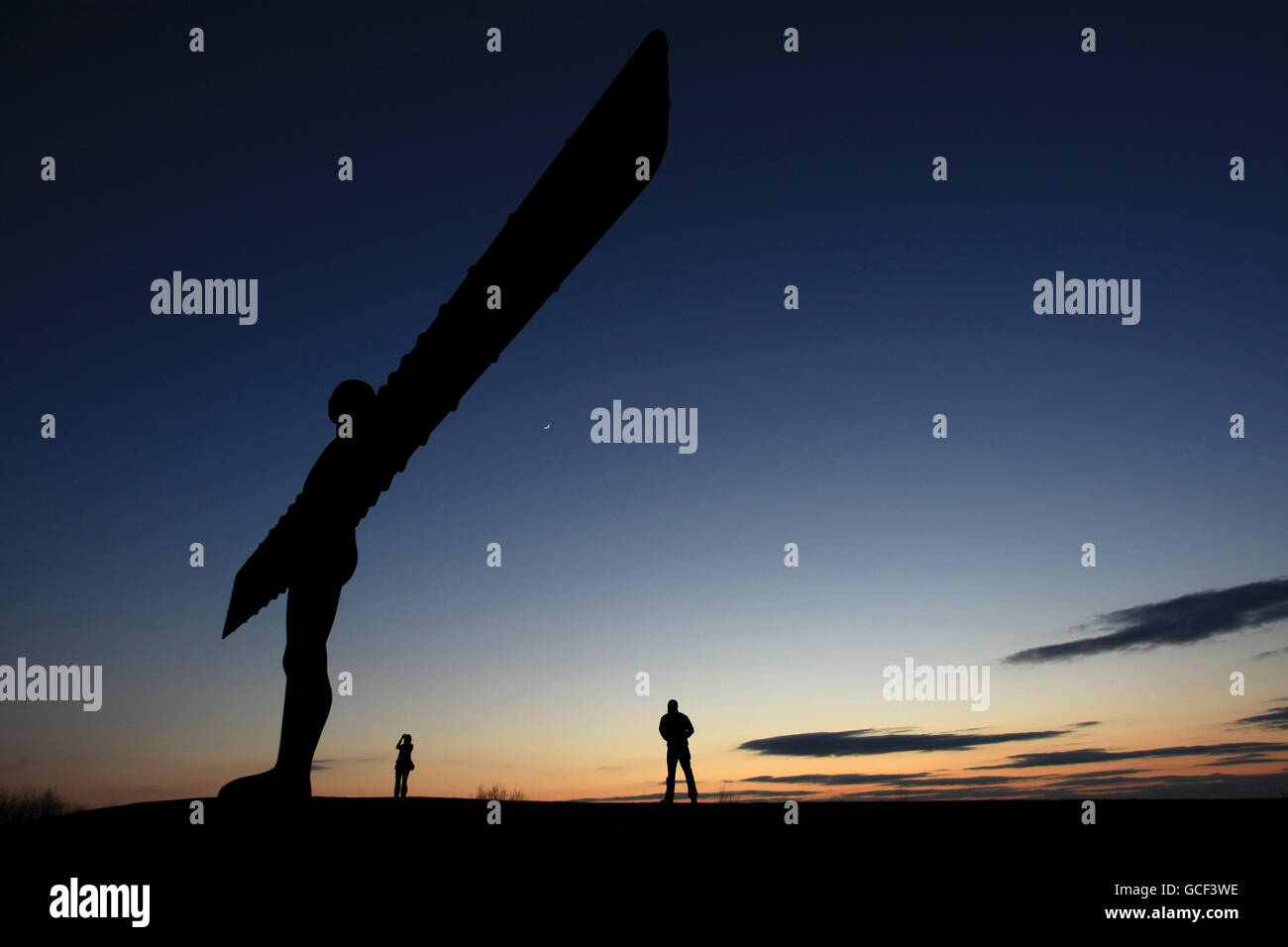 Landmarks - Angel of the North - Gateshead Stock Photo - Alamy