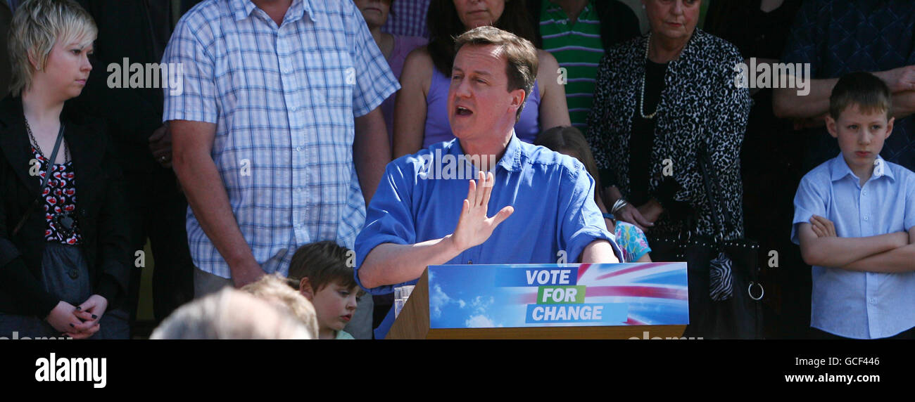 2010 General Election campaign Apr 18th Stock Photo - Alamy
