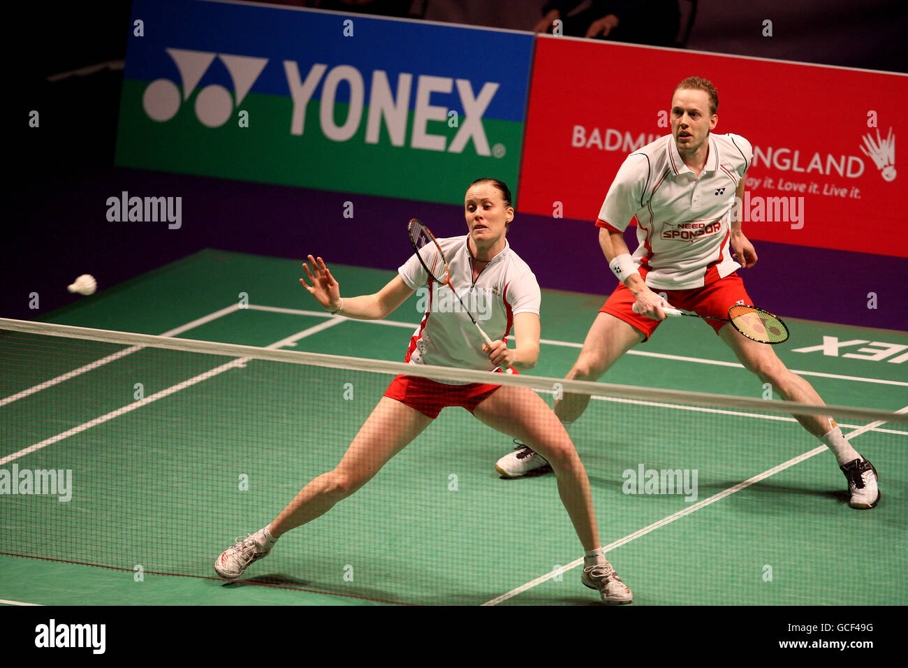 Denmark's Thomas Laybourn and Kamilla Rytter Juhl in action against ...