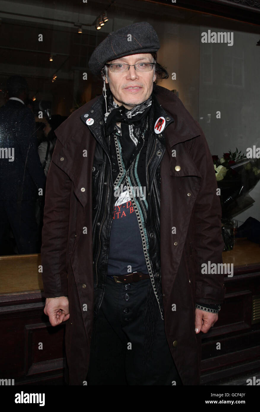 Adam Ant arriving for a private view of the exhibition Soho Lights, by ...