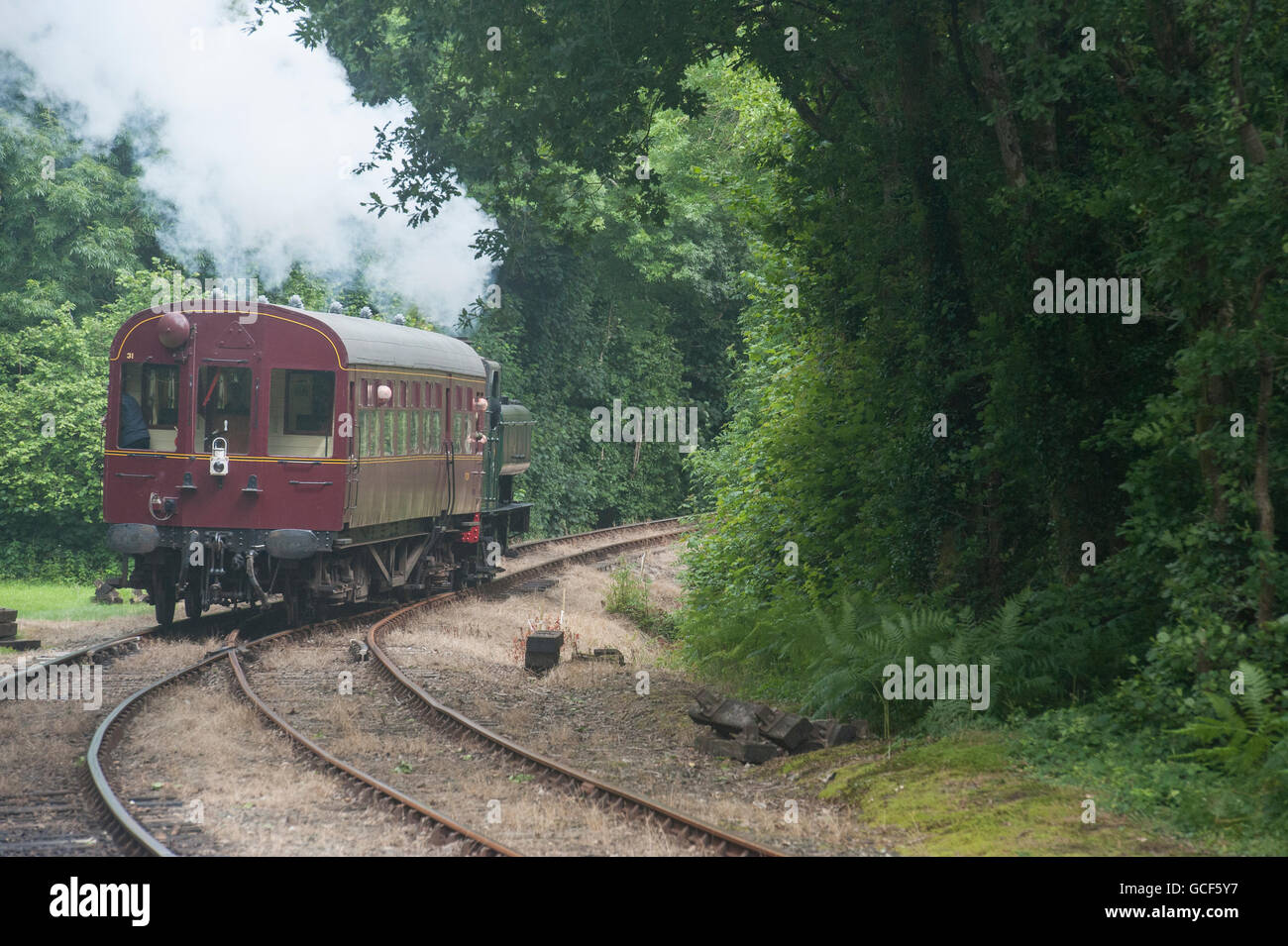 A traditional steam train in the Cornish countryside Stock Photo - Alamy