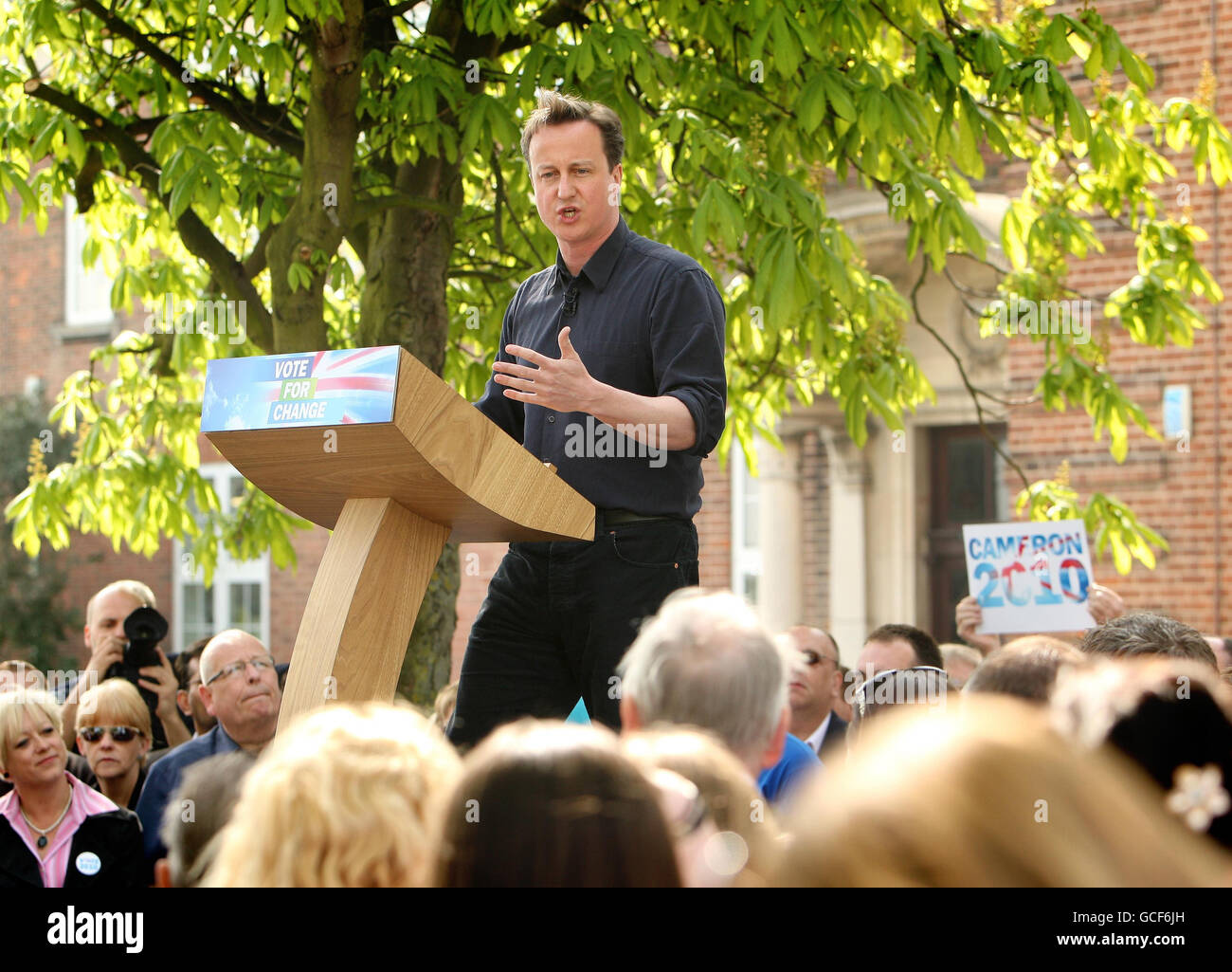 2010 General Election campaign Apr 24th Stock Photo - Alamy