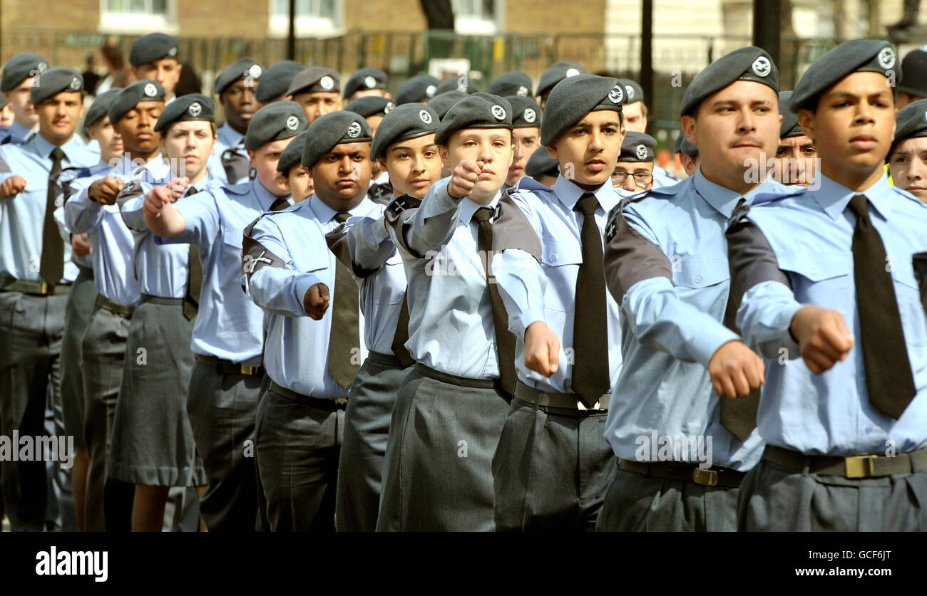 St georges day cadet parade hi-res stock photography and images - Alamy