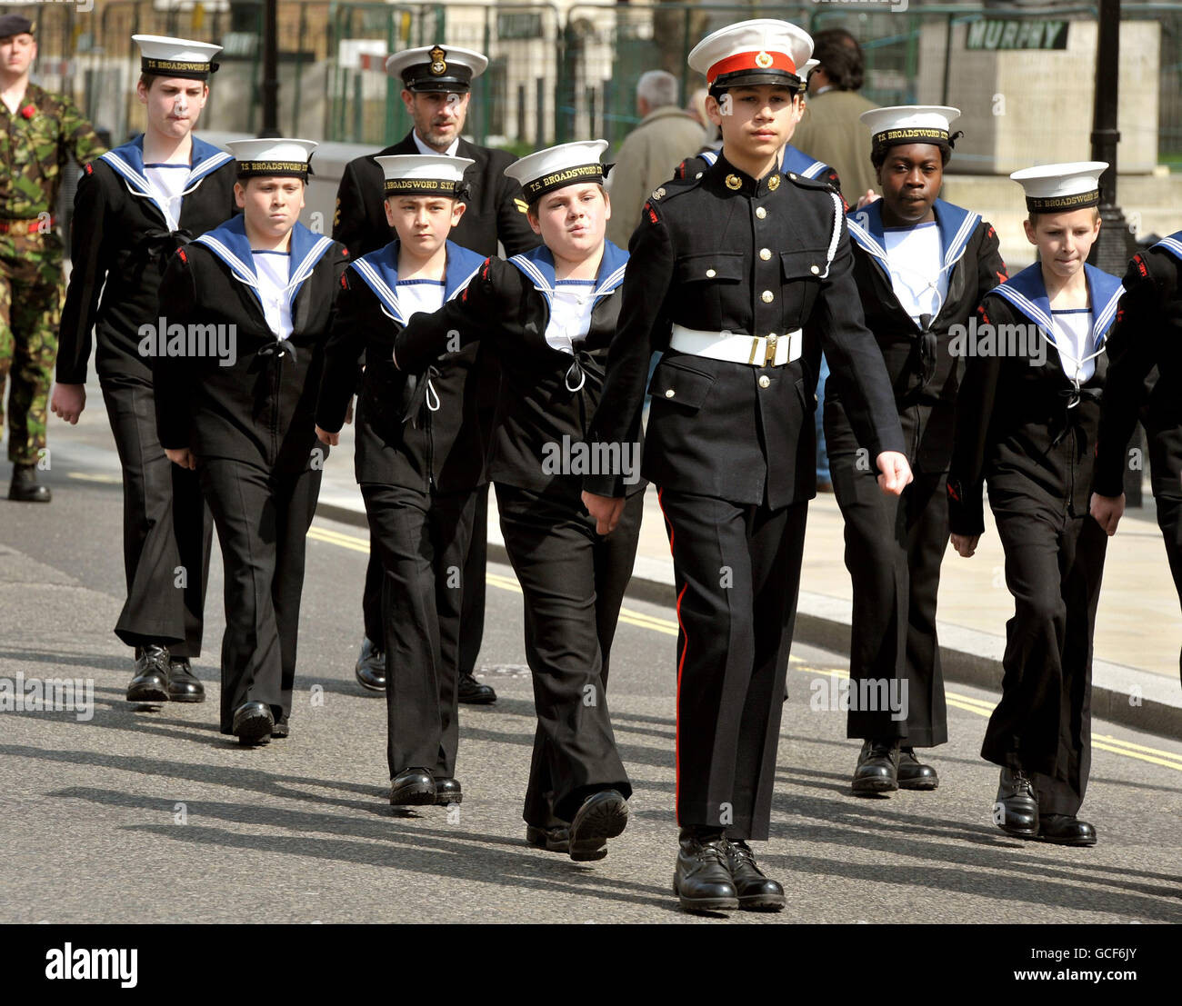 Sea cadet parade hi-res stock photography and images - Alamy