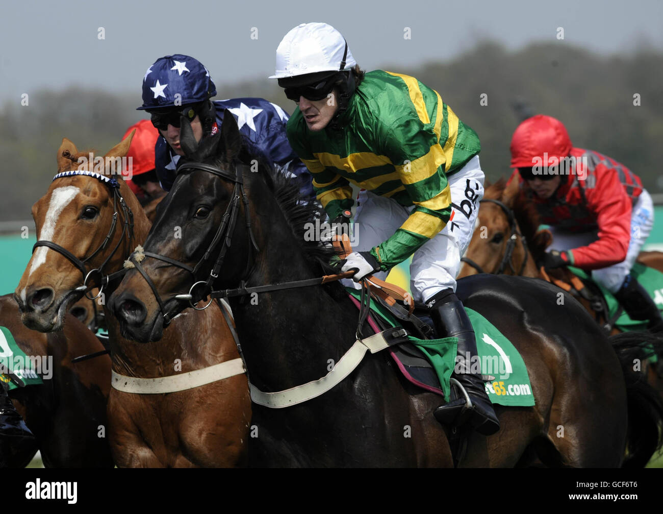 Full length action riding race antony anthony ap a p tony hi-res stock ...