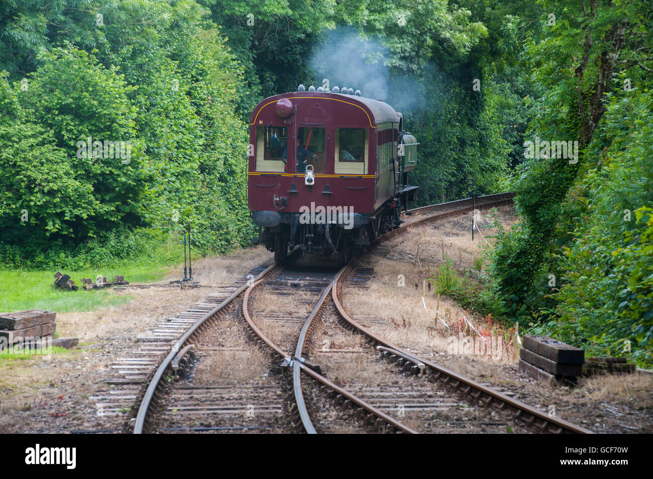 A traditional steam train in the Cornish countryside Stock Photo - Alamy
