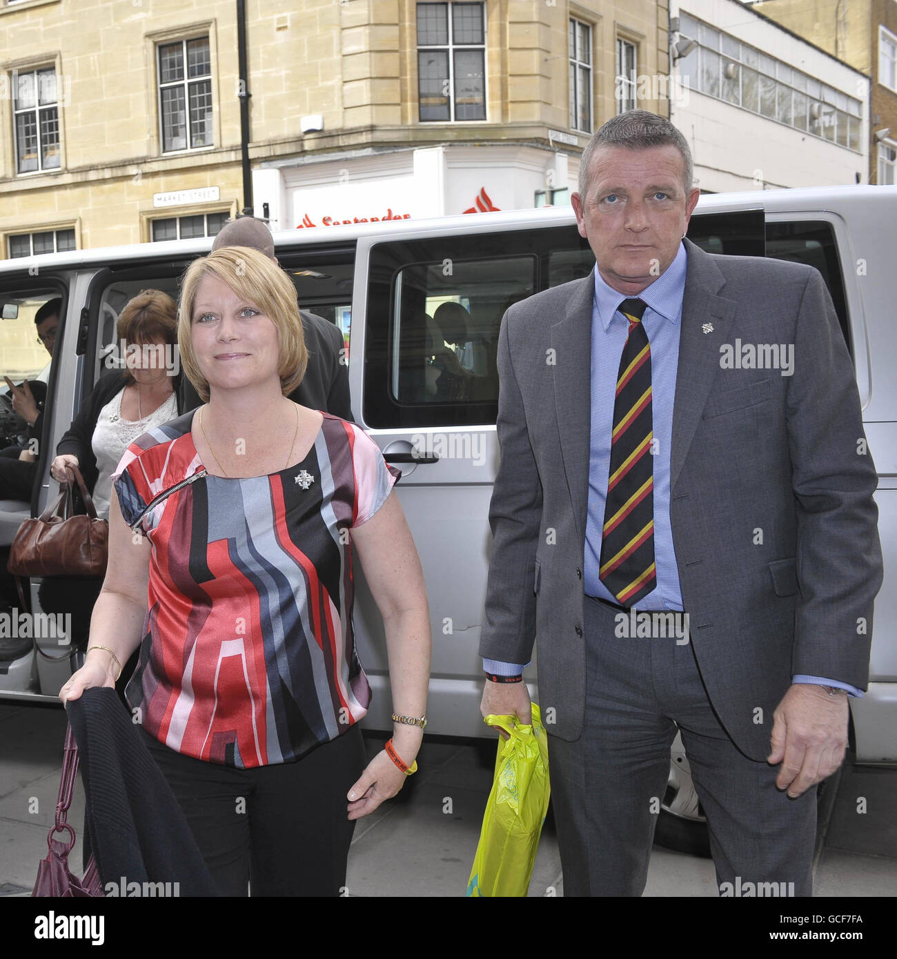 John Foster and Lisa Foster, the parents of Private Robert Foster, one ...