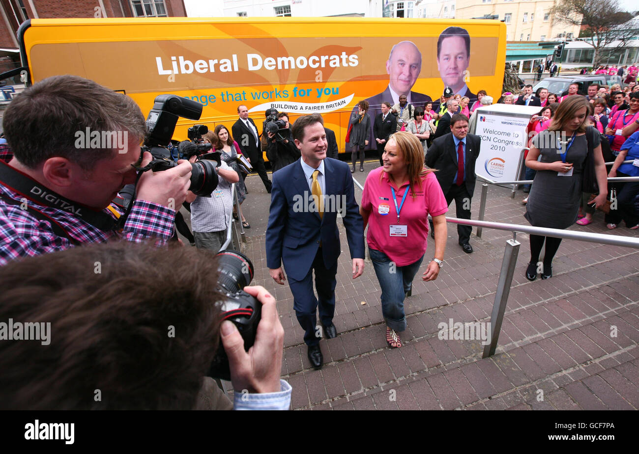 2010 General Election campaign Apr 27th Stock Photo - Alamy
