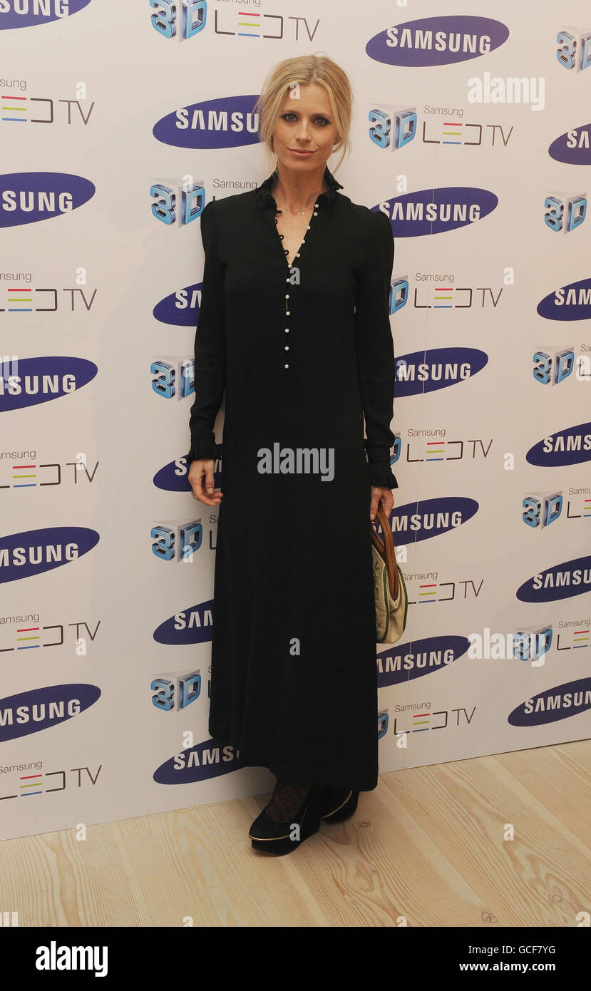 Laura Bailey arrives at the Samsung 3D LED TV launch at the Saatchi ...
