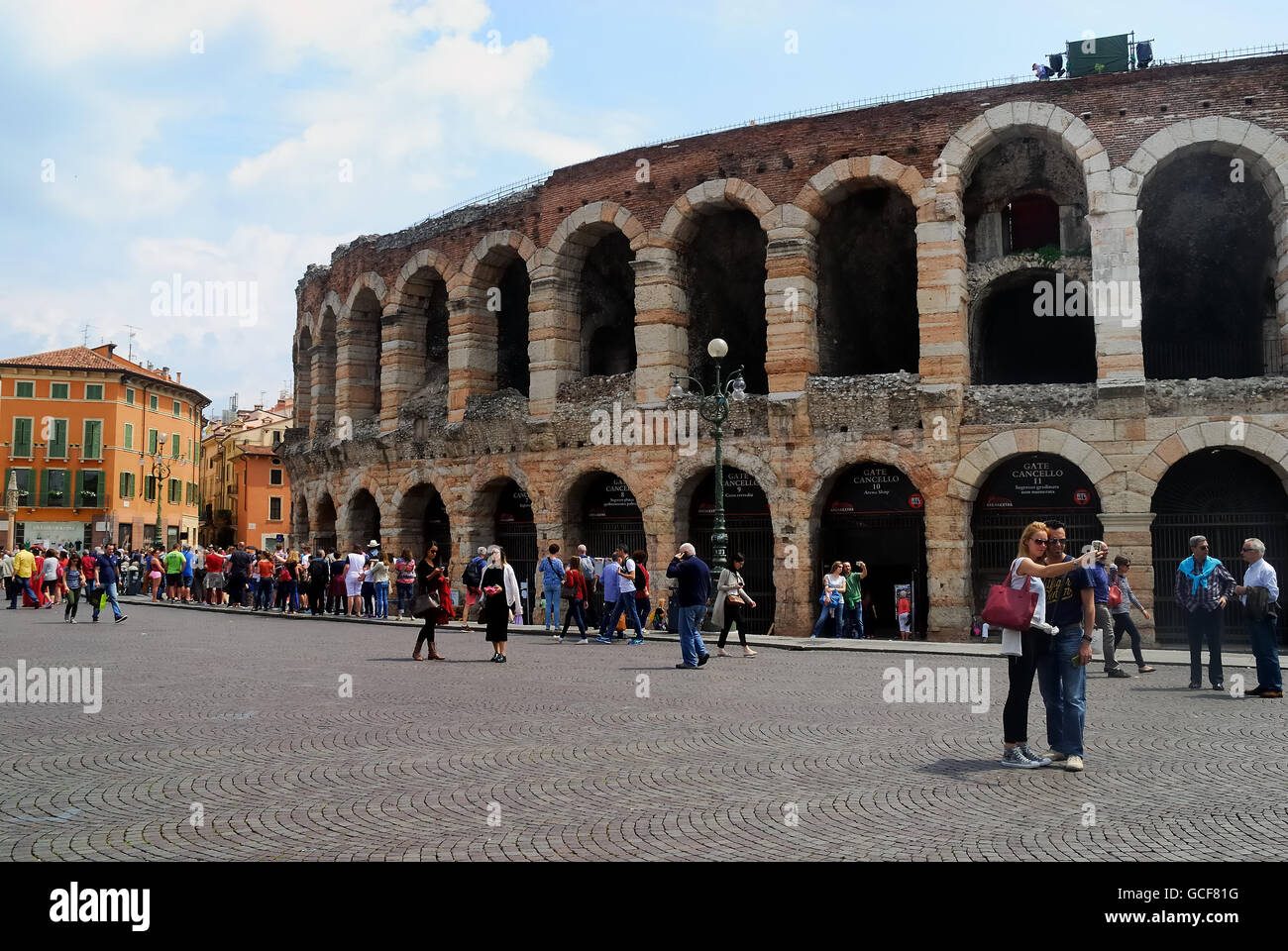 The Verona Arena (Italian: Arena di Verona ) is a Roman amphitheatre in ...