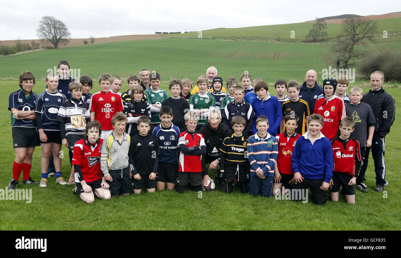 Rugby Union - Rob Moffat Coaching Session - Earlston High School Stock ...