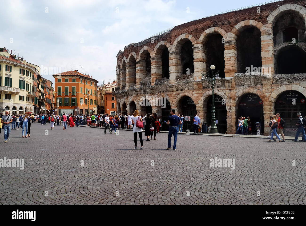 The Verona Arena (Italian: Arena di Verona ) is a Roman amphitheatre in ...