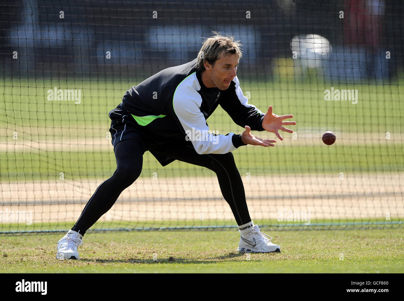 Cricket whitgift warm up hi-res stock photography and images - Alamy