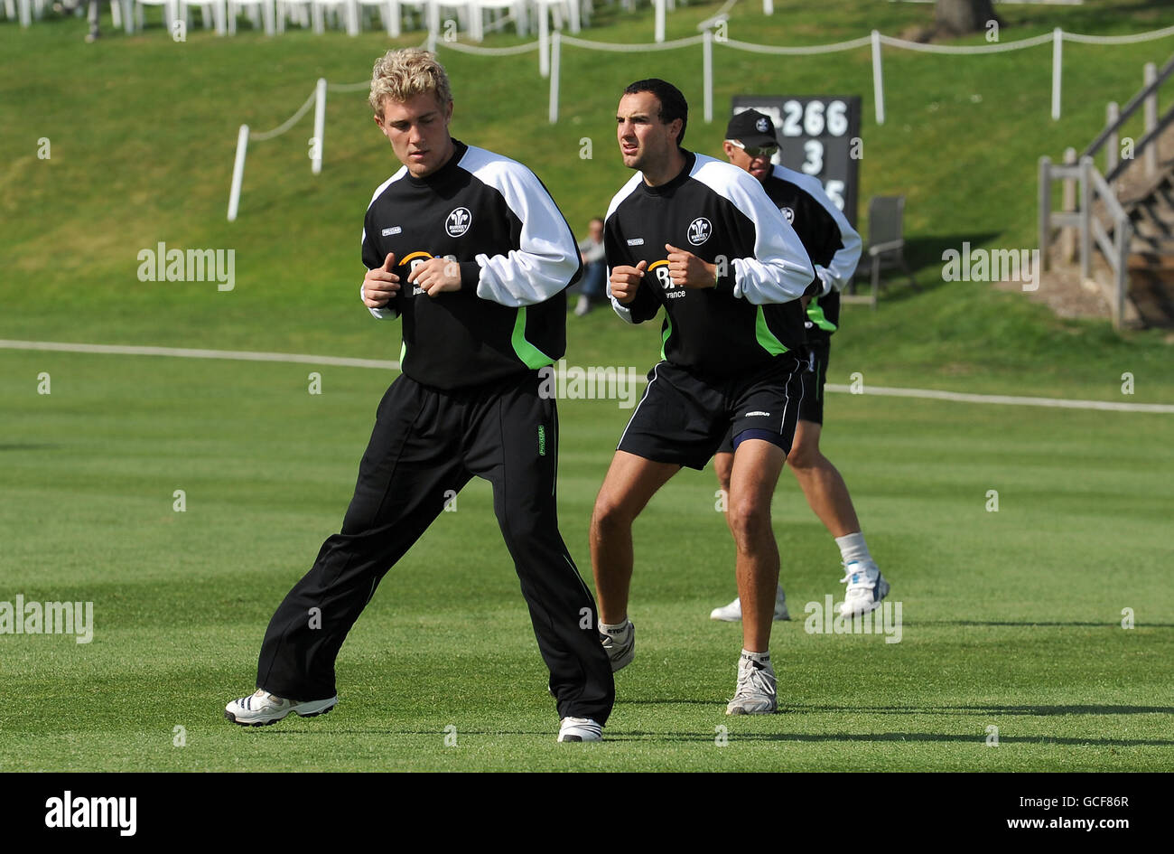 Cricket whitgift warm up hi-res stock photography and images - Alamy