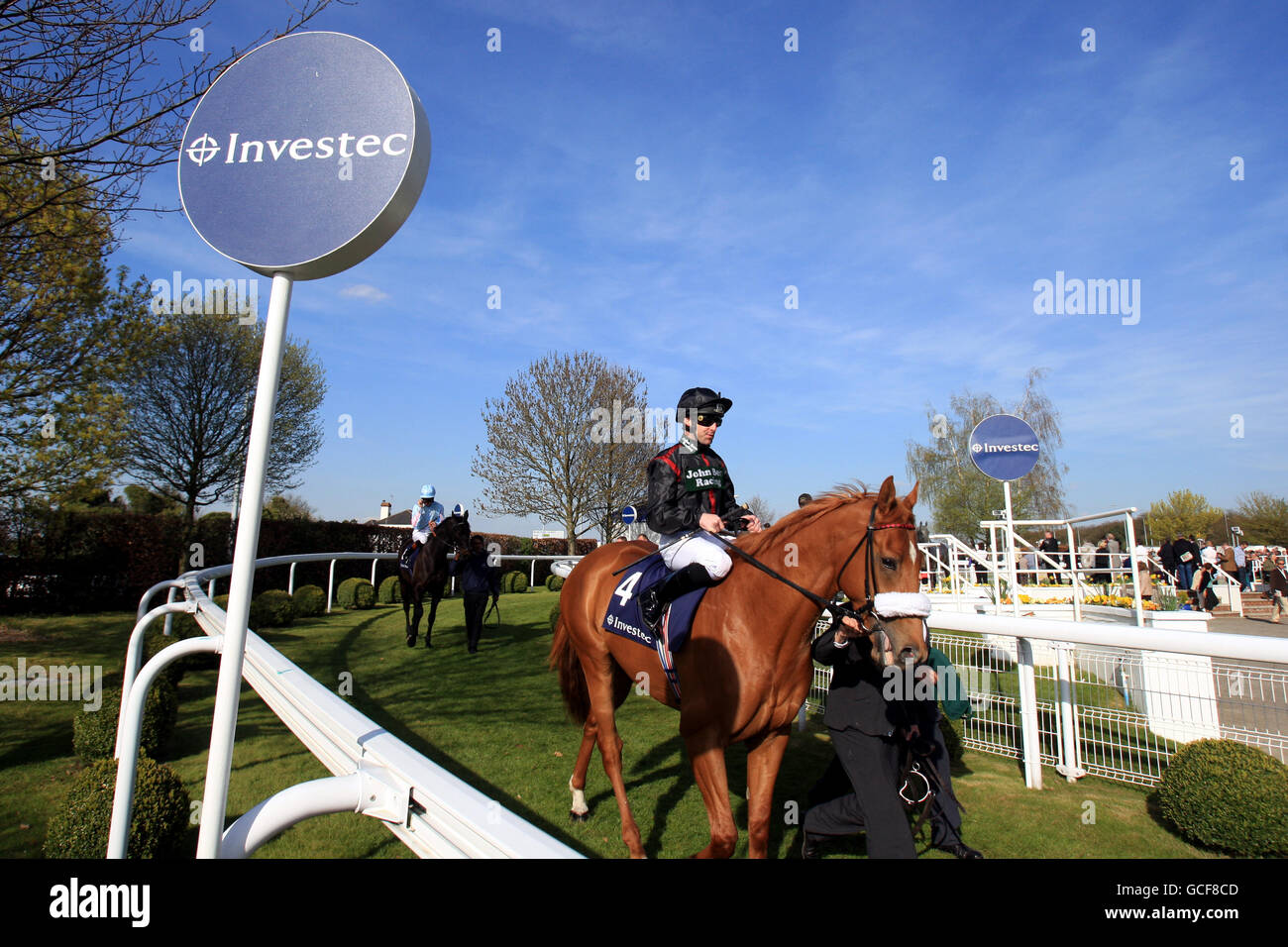 Jockey Robert Winston prior to his ride on Christopher Wren in the ...